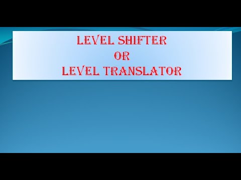 Level Shifter|| Level Shifter in Op-Amp || Level Translator || uLearn ...