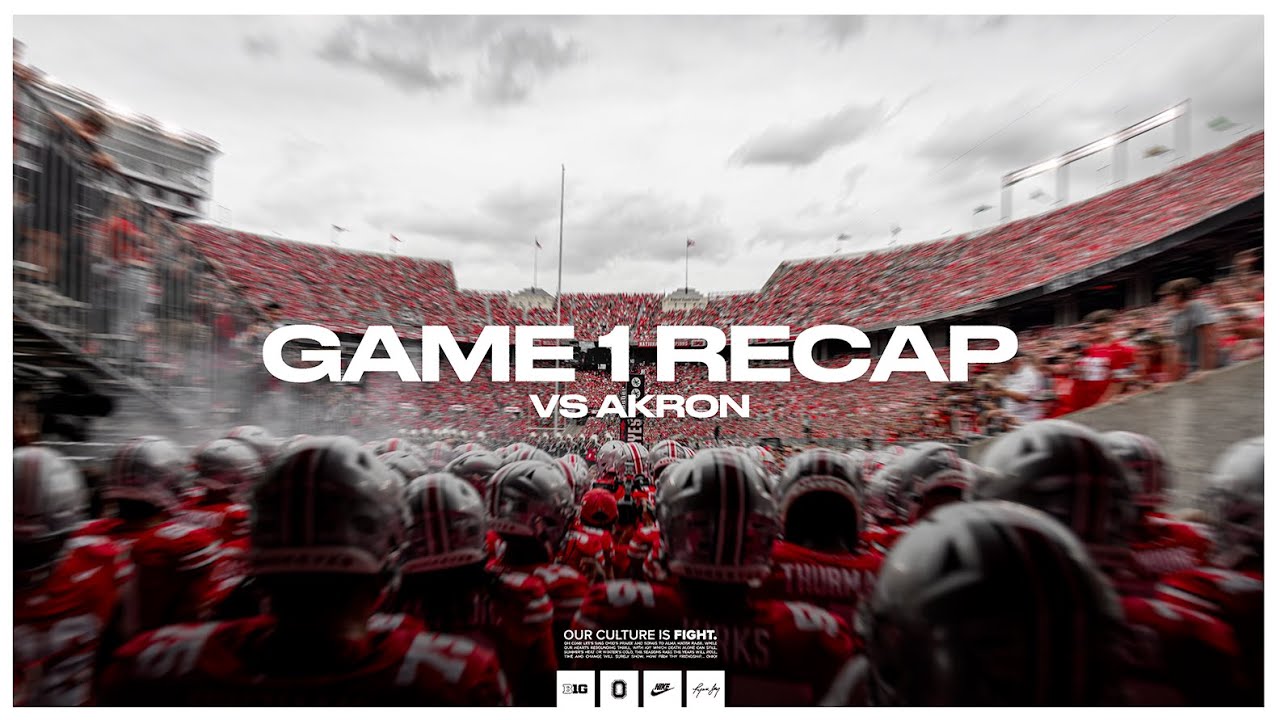 2024 Ohio State Football: Game 1 Recap vs Akron - YouTube