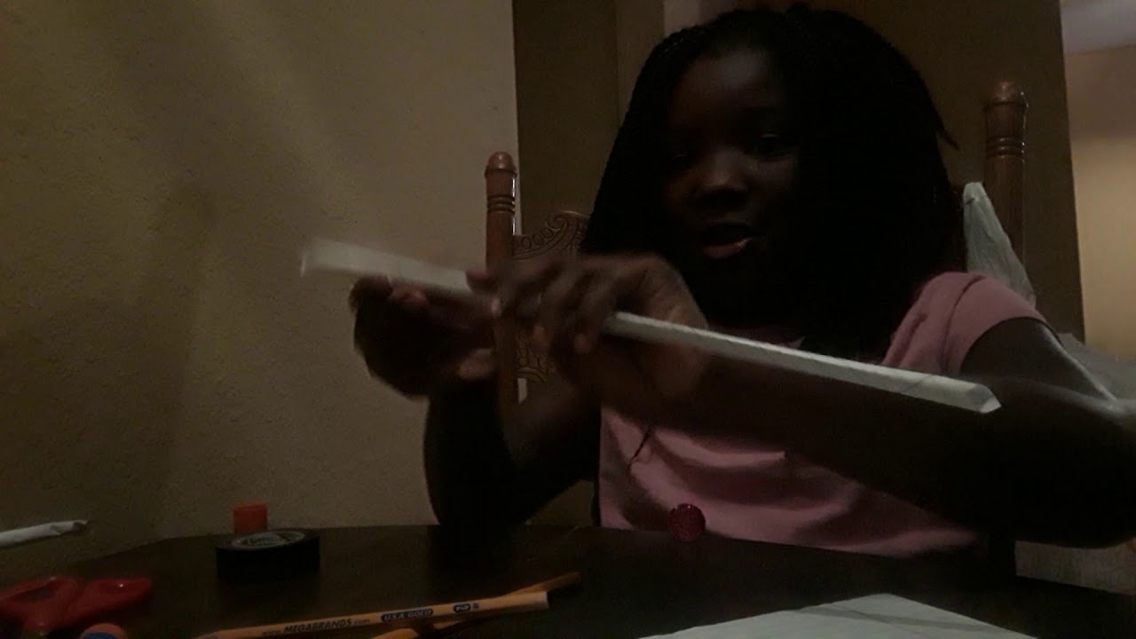 How to make a paper stick - YouTube