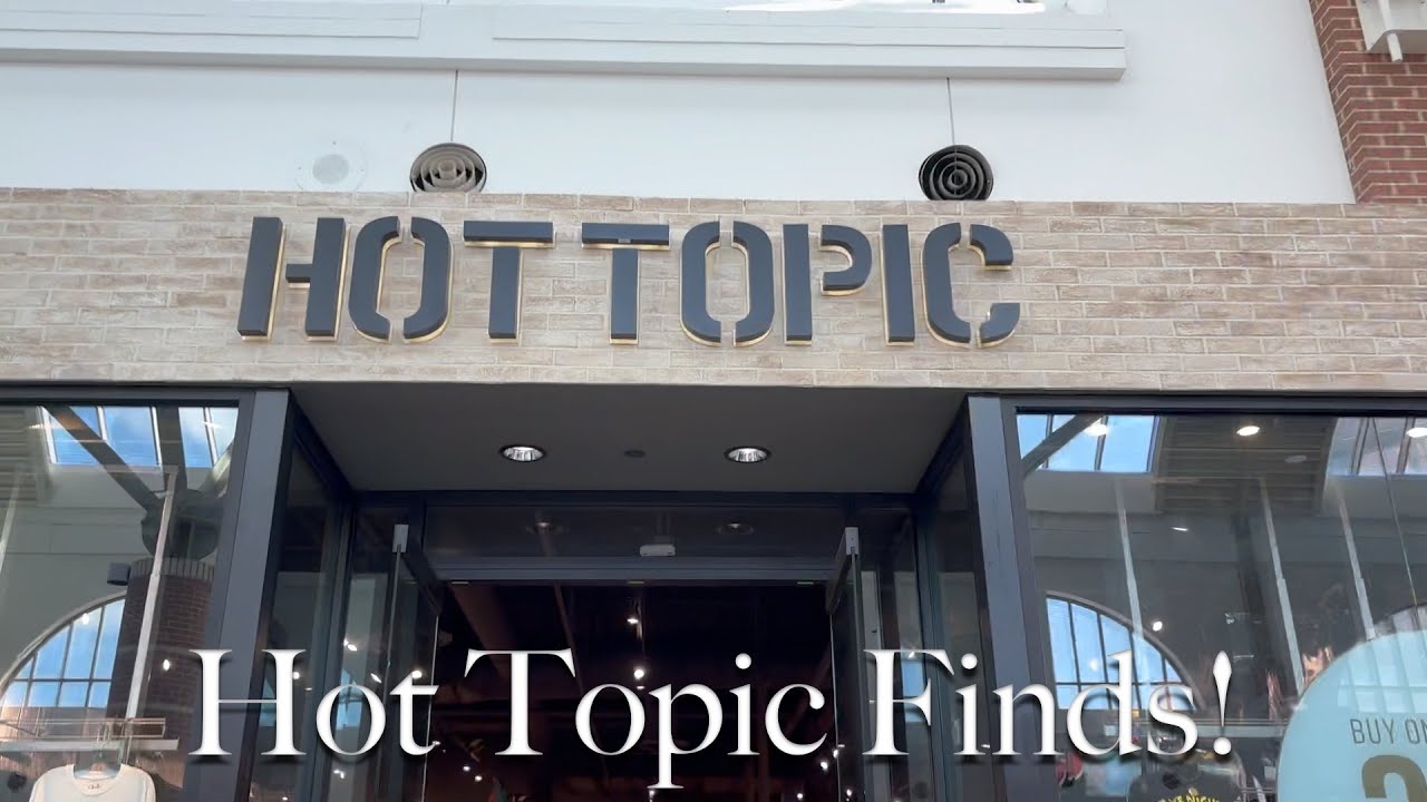 Hot Topic Finds! - YouTube