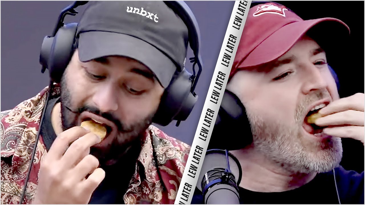 Lew Later Attempts To Break World Record Of Nugget Eating - YouTube