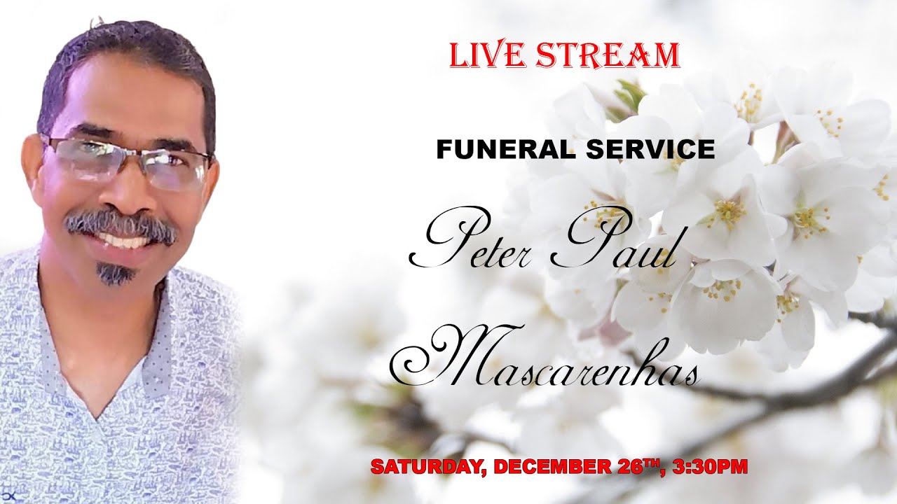Funeral Service of Late. Peter Paul - St. Alex Church Calangute - YouTube