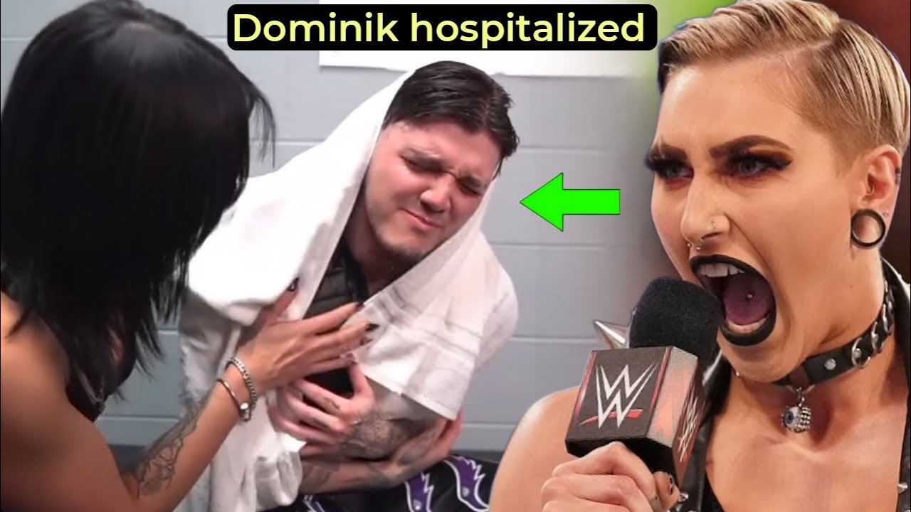 Shocking News! Dominik mysterio hospitalized! rhea ripley is crying ...