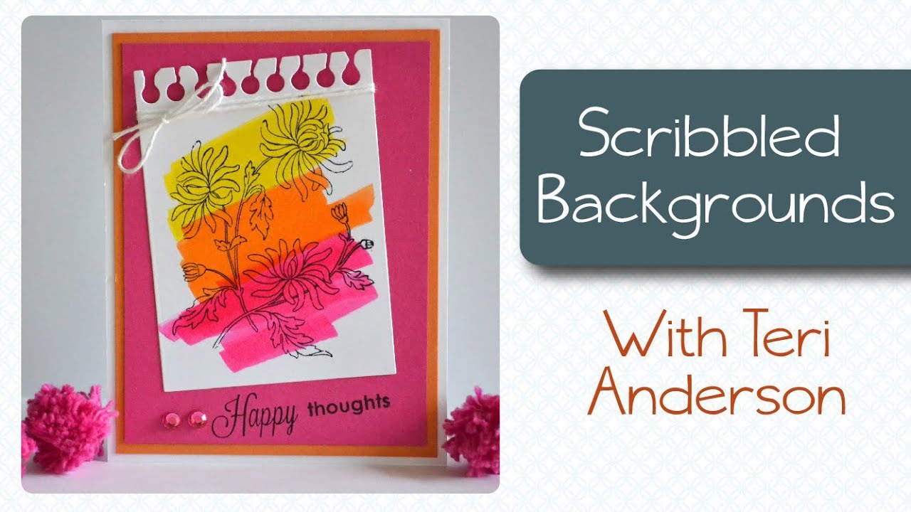 Technique Tuesday Scribbled Background with Teri Anderson - YouTube