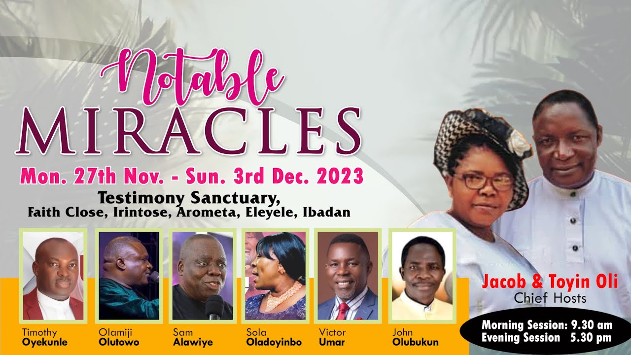 Notable Miracles #videoadvert #advertisement #convention - YouTube