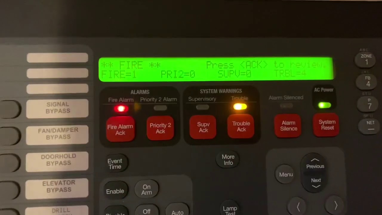 Simplex 4100U update with MrTruealert - YouTube