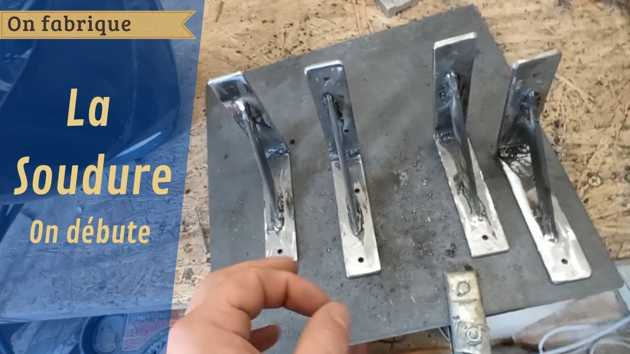 Comment faire des équerres en acier ? Entrainement à la soudure. On ...