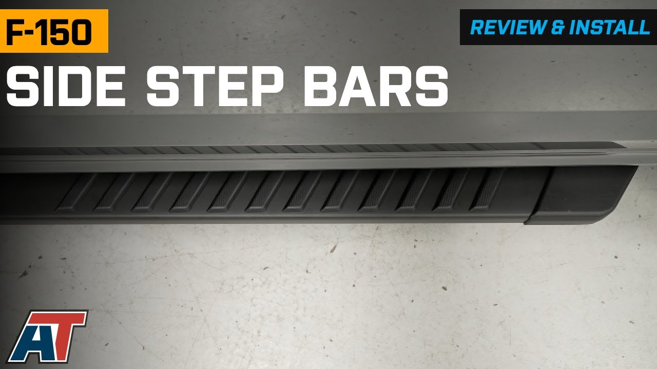2015-2020 F-150 6-Inch Oval Straight Side Step Bars Review & Install ...