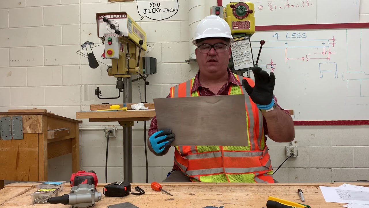 Sheet metal project 1 - YouTube