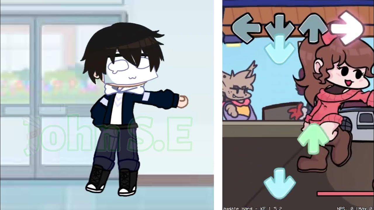 FNF - Playdate but John sings it || cover || gacha club - YouTube