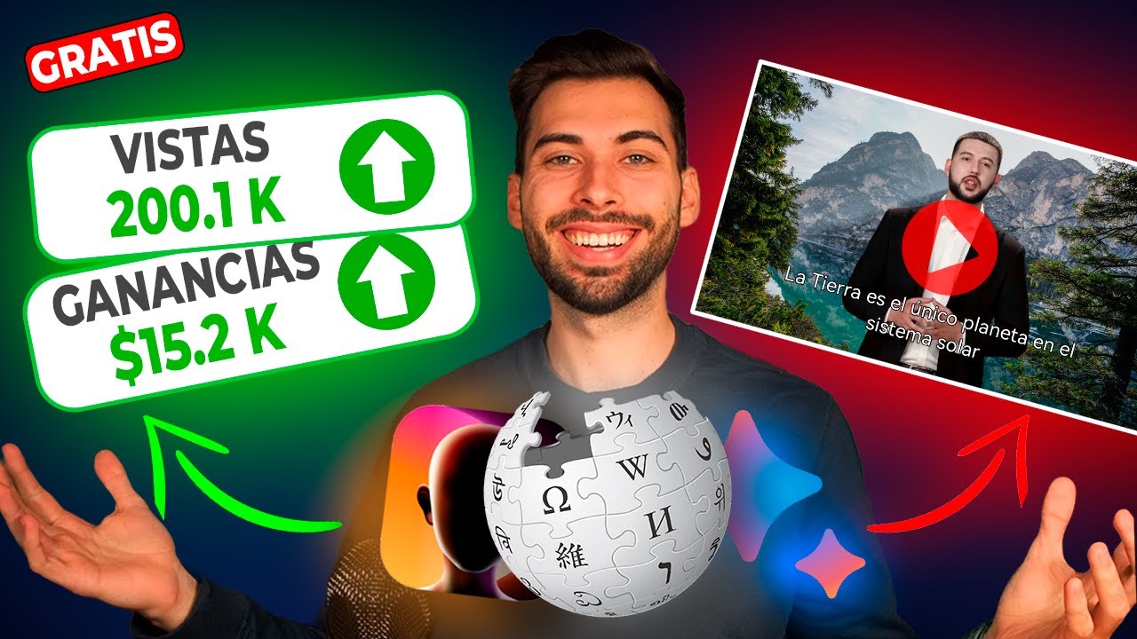 Convierte Wikipedia en Vídeos VIRALES Monetizables por IA 📖 Tutorial ...