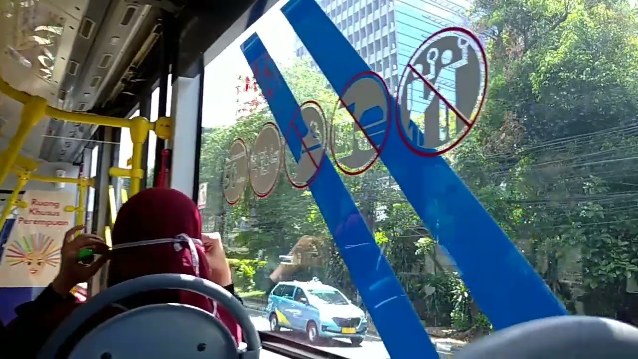 Trip Naik TransJakarta Rute 9D Terminal Pasar Minggu Ke Tanah Abang ...