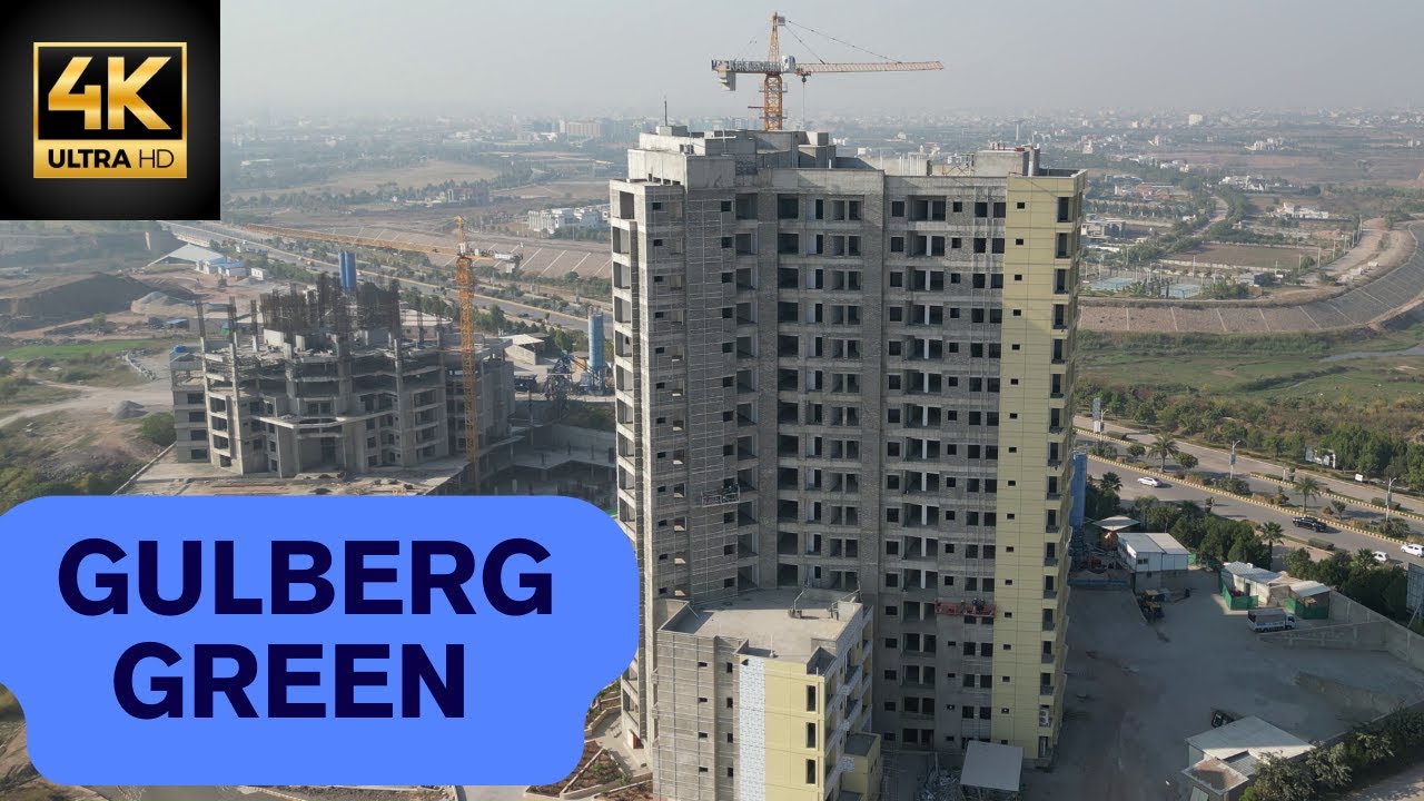 Gulberg Green Latest Video Beauty of Gulberg Commercial project ...