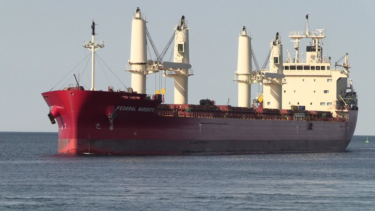 Federal Barents 201m Bulk Carrier Cargo Ship In St Clair River - YouTube