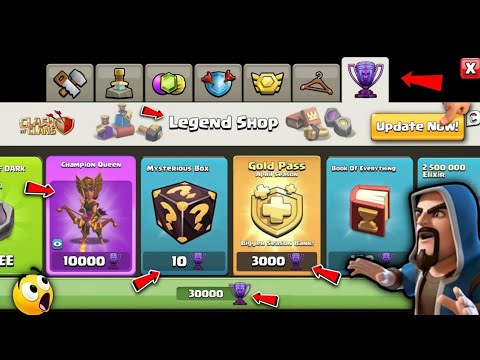 Legend League Shop New Feature Coming in Next Update Clash of Clans!? 🤩 ...