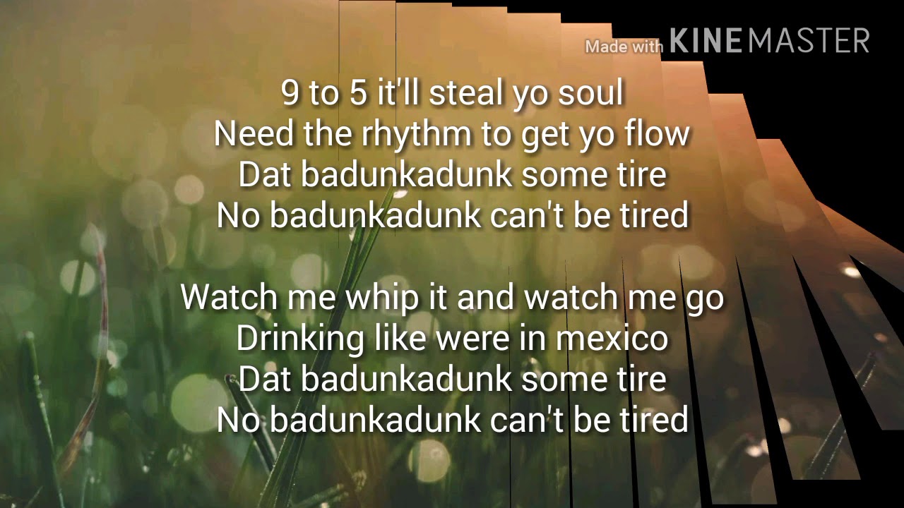 Badunkadunk lyrics by:BLV - YouTube