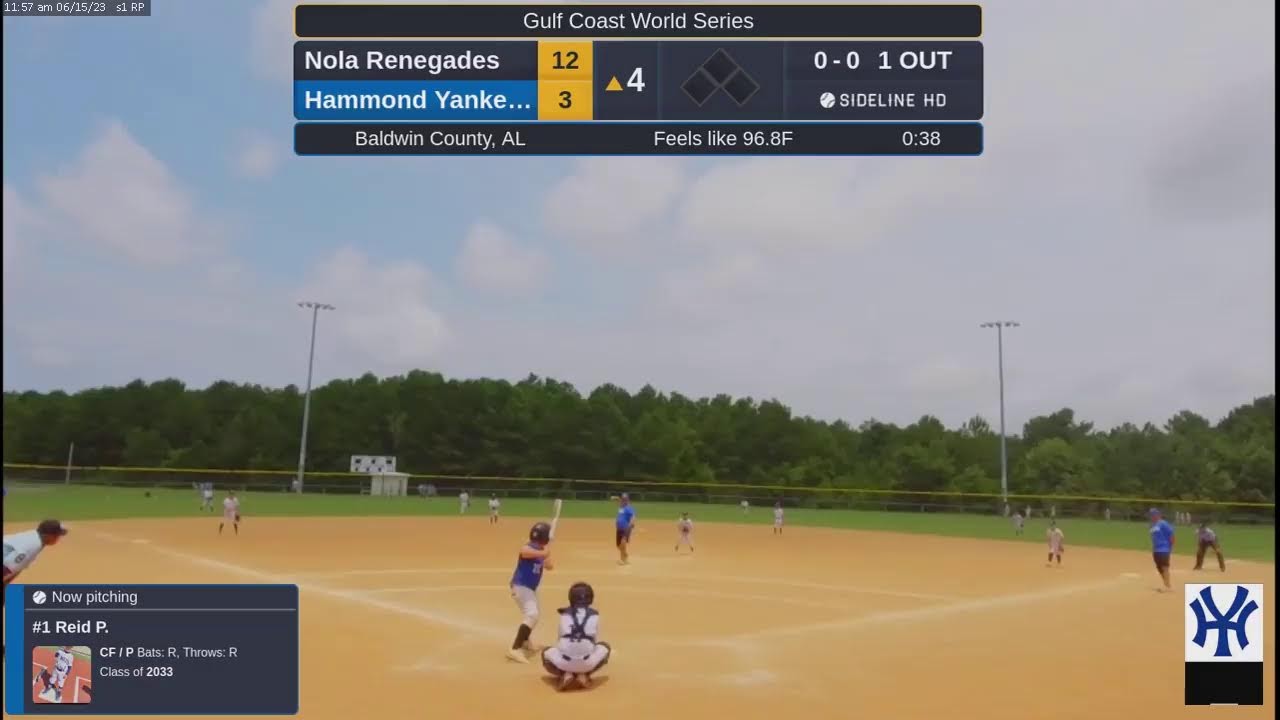 Hammond Yankees 8u vs. Nola Renegades (2023.06.15) - YouTube