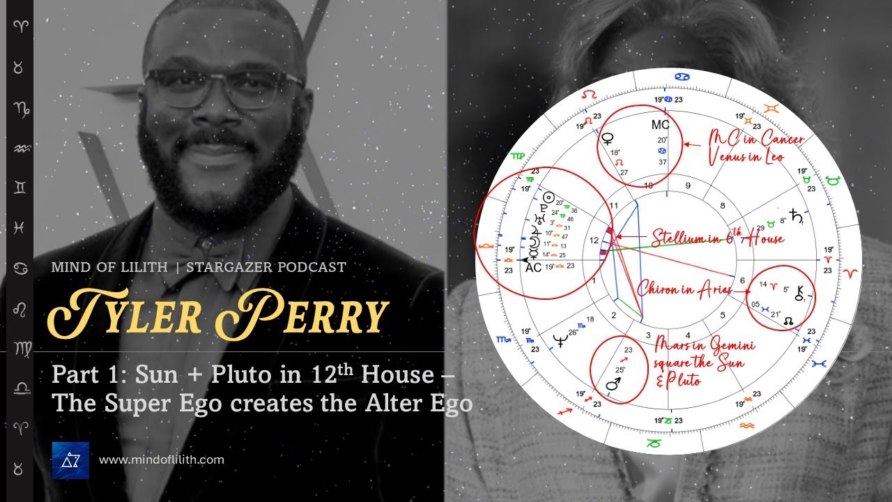 Tyler Perry Astrological Portrait | Sun + Pluto in 12th: The High ...
