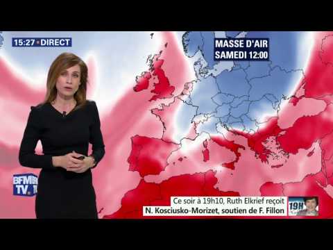 LA METEO de SANDRA LARUE le 2017 02 24 sur BFM TV