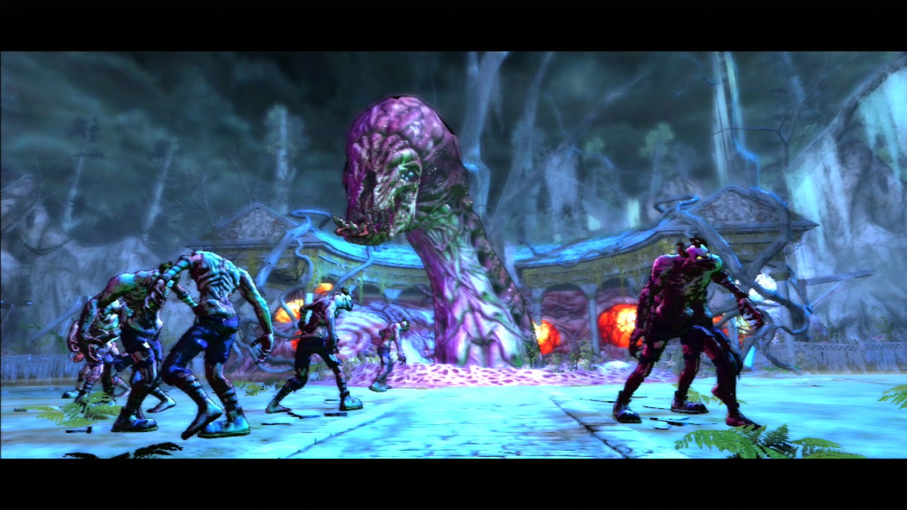 Splatterhouse - Phase 7: " Scream Park Grinder Head Boss Fight Savage ...