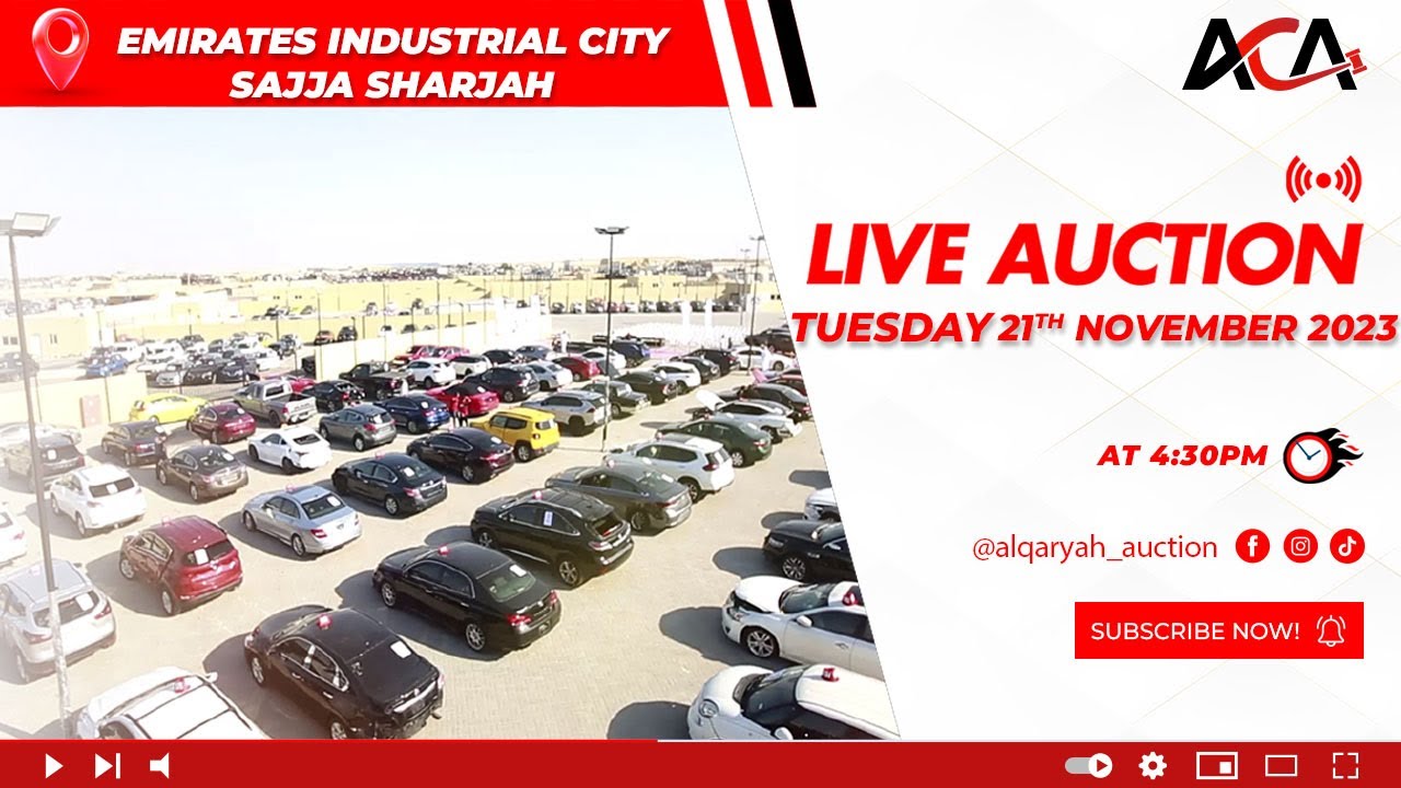 AL QARYAH CARS AUCTION | EMIRATES INDUSTRIAL CITY SAJJA SHARJAH ...