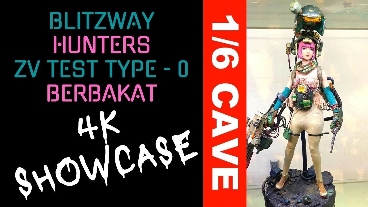 BLITZWAY HUNTERS BERBAKAT 4K SHOWCASE 1/6 SCALE FIGURE 1/6 CAVE - YouTube