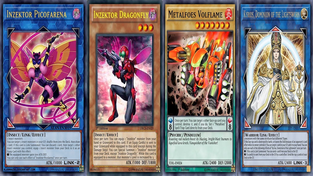 YGOPRO Links Inzektor Picofarena Metalfoes Deck Inzektor - YouTube