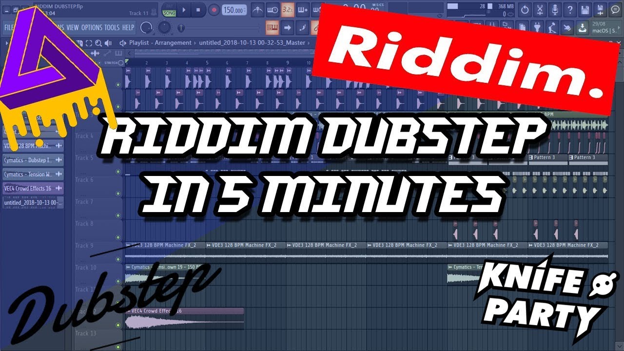 Riddim Dubstep Drop in 5 Minutes FLP + Presets - YouTube