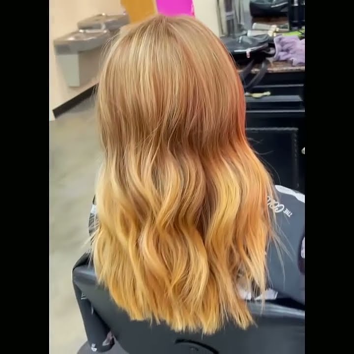 Baby lights to blend and enhance natural red | #mabrowsandhair #redken ...
