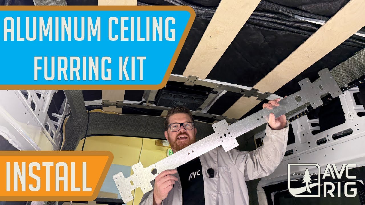 NEW Ford Transit Aluminum Ceiling Furring Kit | Easy Flat Ceiling ...
