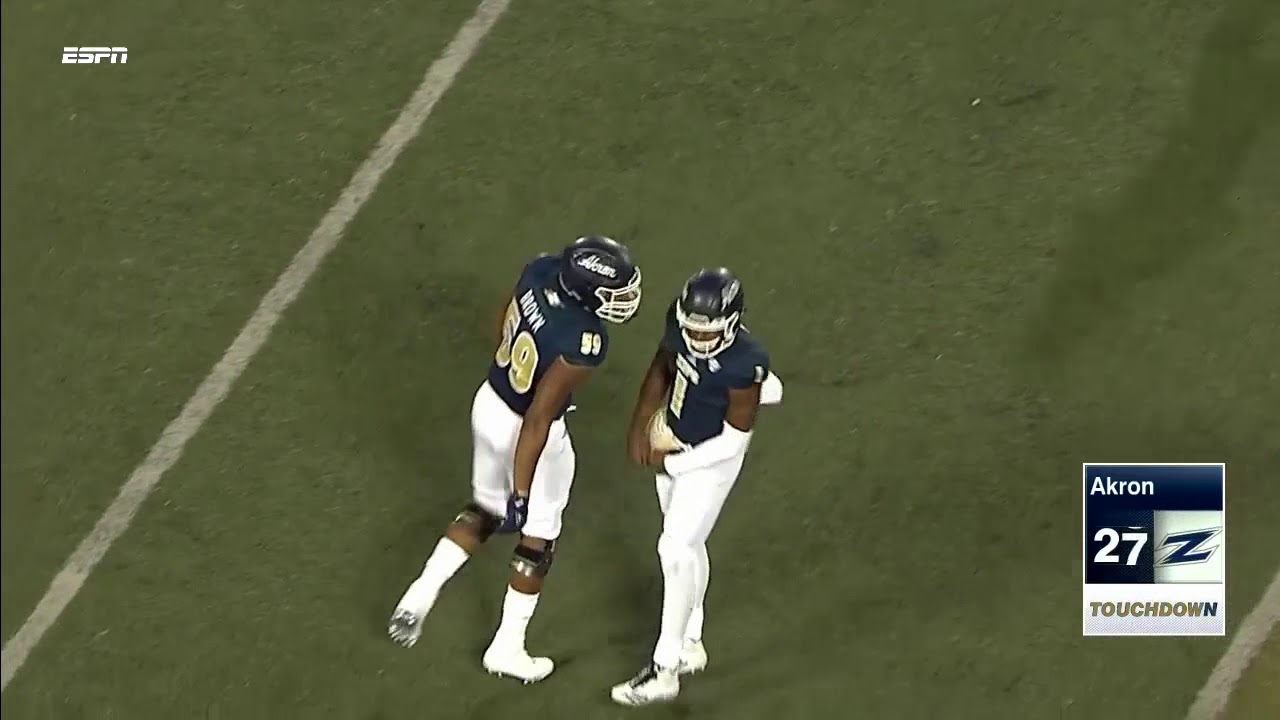Quentin Poling vs Akron 2017 - YouTube