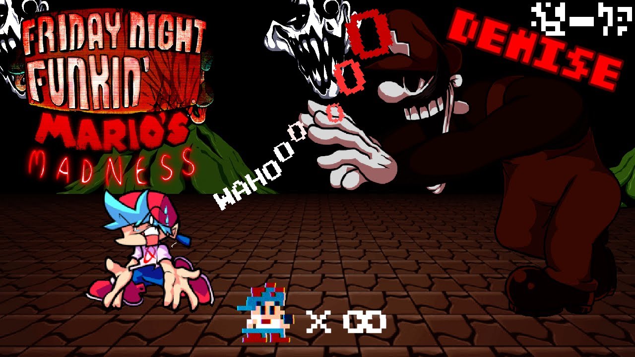 FNF Mario's Madness DEMISE play PART2 (FNF Mod) (Friday Night Funkin ...