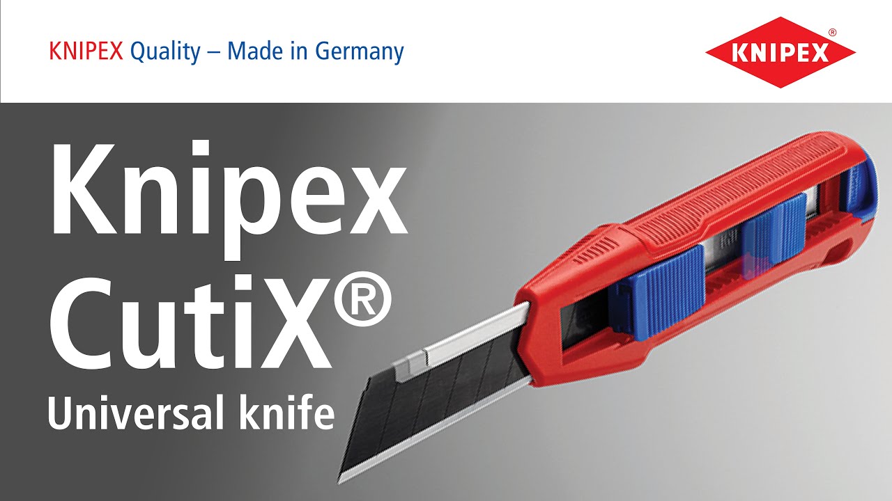 KNIPEX CutiX® Universal knife - YouTube