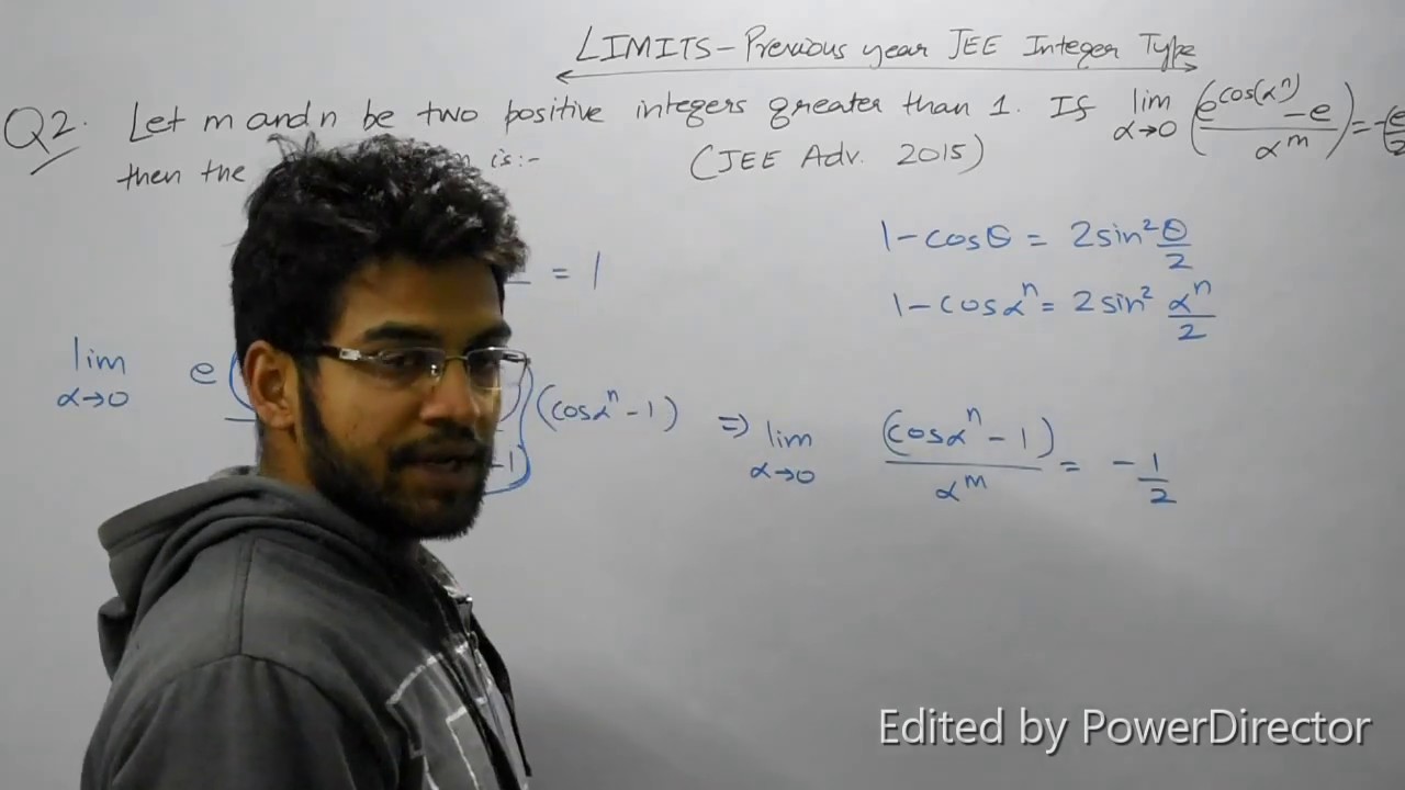 Limits Previous Year Jee Advanced 2015 Integer Type Youtube 4673