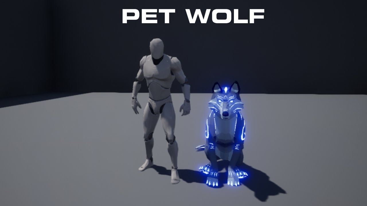 How To Set Up Pet Wolf Tutorial Unreal Engine 4 - YouTube