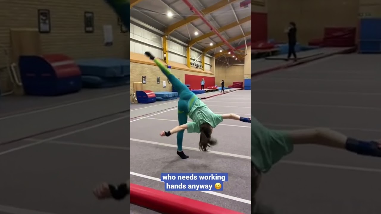 No Handed Cartwheel - Who Needs Hands? - YouTube