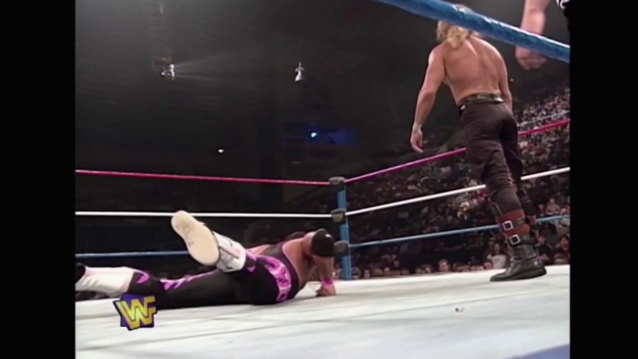 WWF Raw 3/04/1996 - Hunter Hearst Helmsley (Triple H) vs. Bret Hart ...