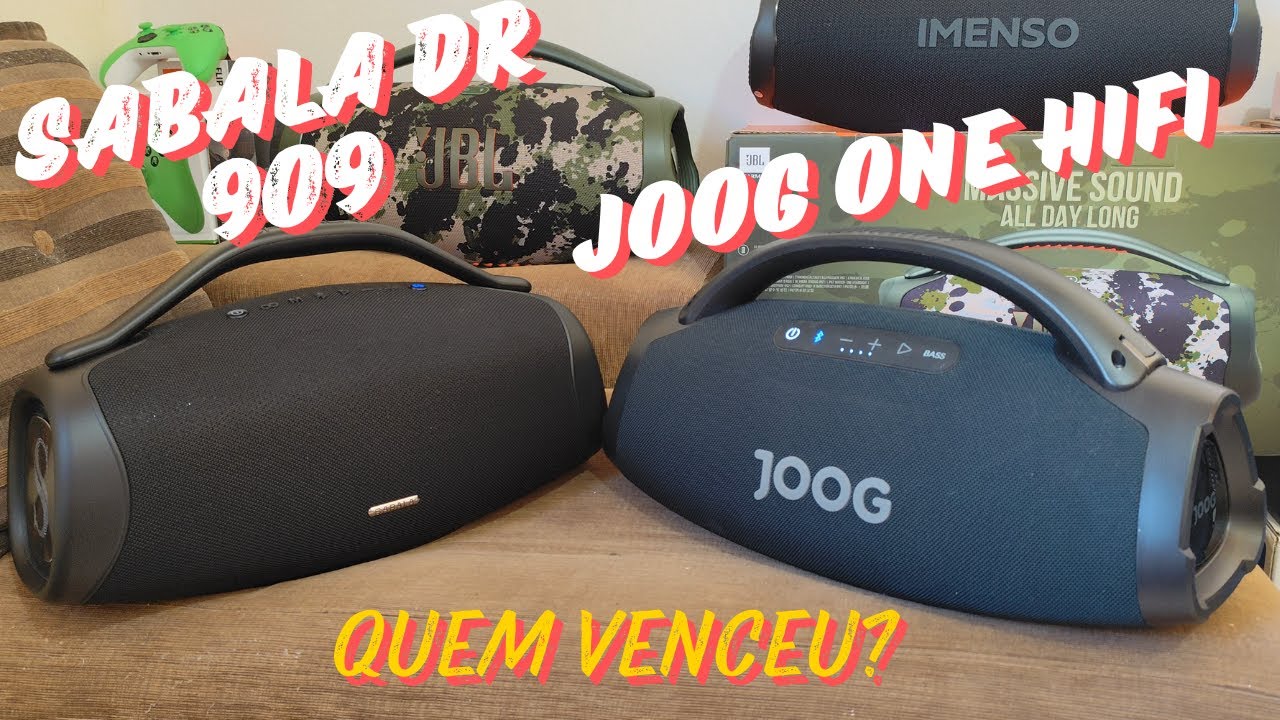 SABALA DR 909 VS JOOG ONE HIFI - QUAL CAIXA DE SOM VENCEU? - YouTube