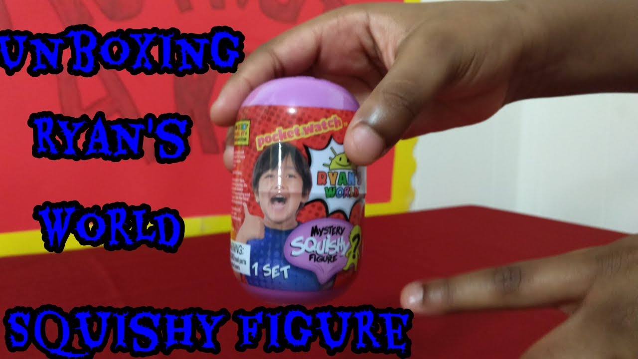 Unboxing Ryan's World Squishy Figure Toy - YouTube