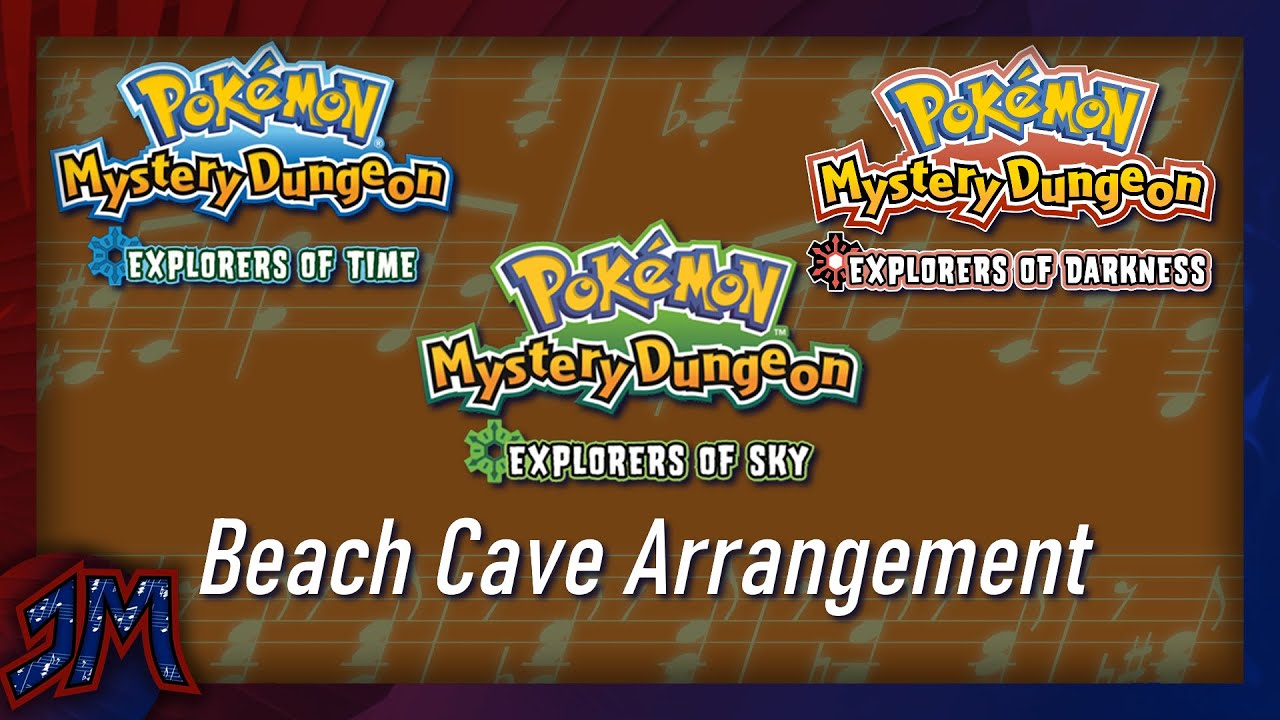 Pokémon Mystery Dungeon Exo T/D/S • Beach Cave Arrangement - YouTube