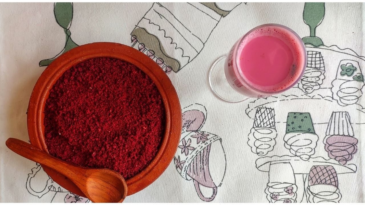 Home made health drink recipe | Beetroot malt recipe | Natural ...