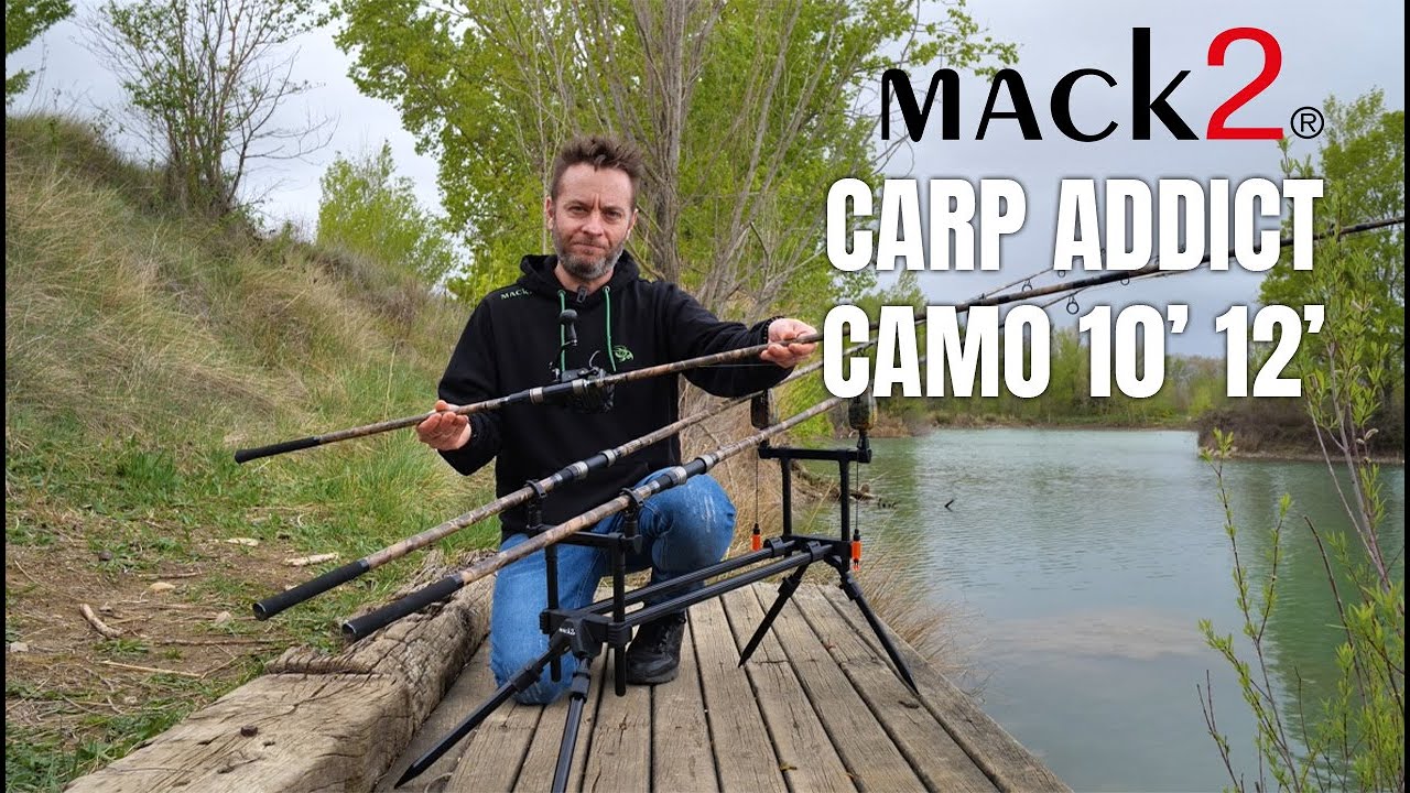 CARP ADDICT CAMO ROD - MACK 2 - YouTube