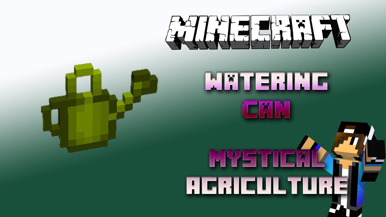 Inferium Watering Can 🍎🪴🍋 Minecraft Mystical Agriculture Tutorial 🍎🪴🍋 ...