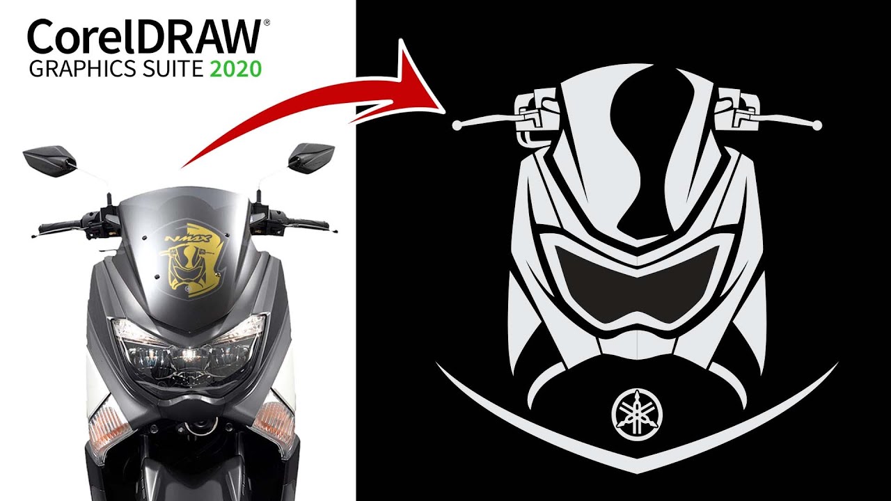 GraphicHunt Vector club motor nmax - YouTube