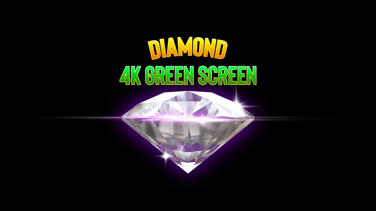 4K Green Screen Diamond Loop Animation 💎 - YouTube
