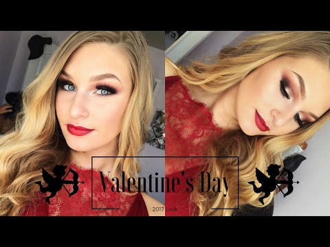 VALENTINE'S DAY MAKEUP TUTORIAL & Photoshoot Vlog | Kaitlyn Jones