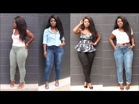 LOOKBOOK | JEANS FOR CURVY GIRLS - YouTube
