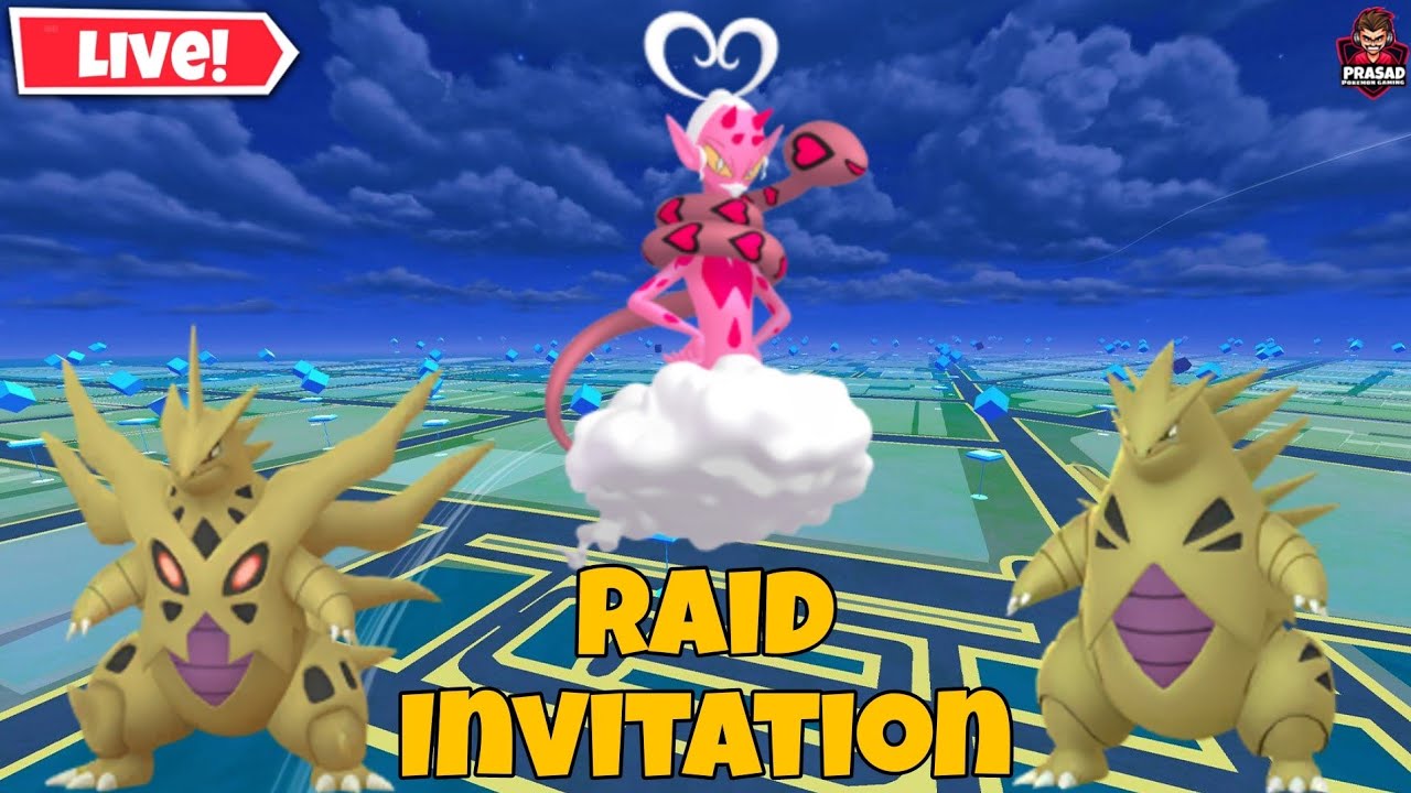 🔴 Live Enamorus & Mega Tyranitor RAID INVITATION in #pokemongo | # ...