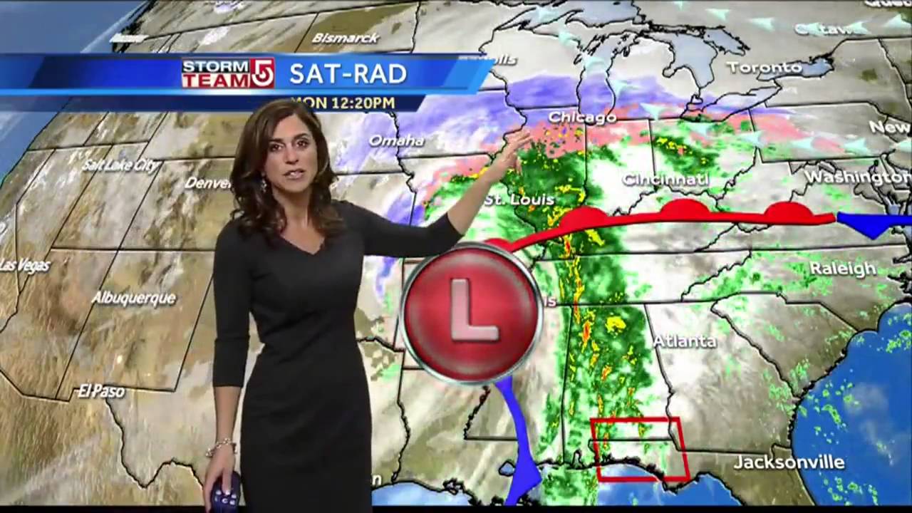 Cindy previews season's first winter storm - YouTube