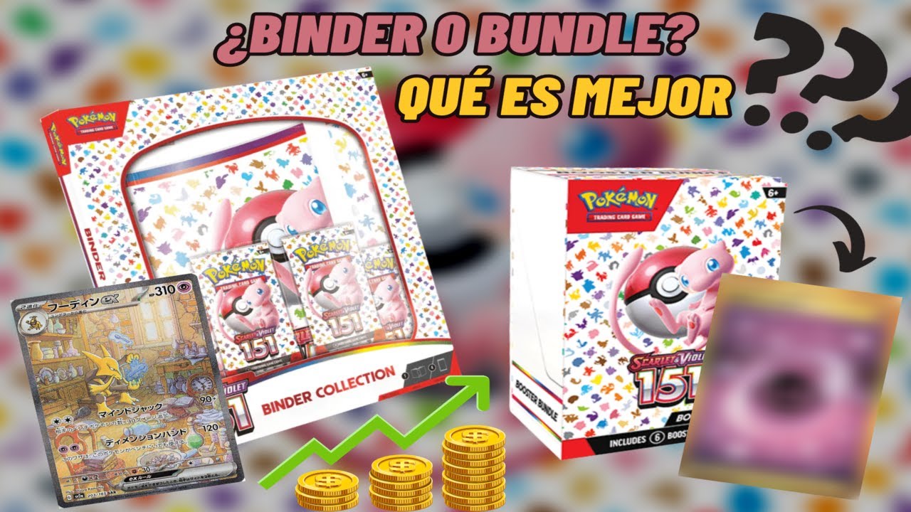 ACABAMOS CON UNA DORADA!!?? - BINDER y BUNDLE BOX de 151 - Apertura en ...